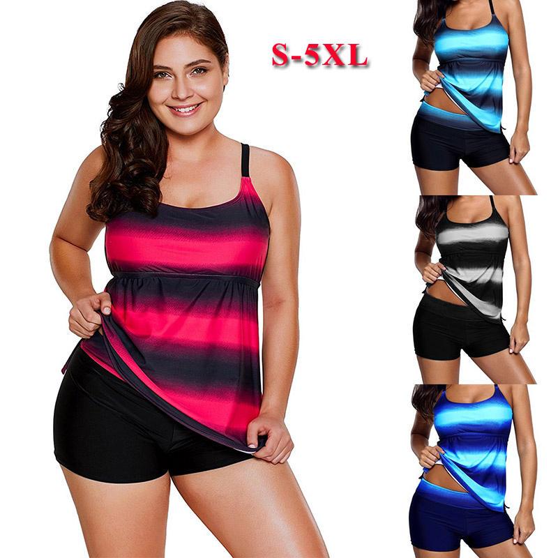 Buy Plus Size XXS-5XL Women Sexy Sports Bikini Sets Swimwear Bathing ...