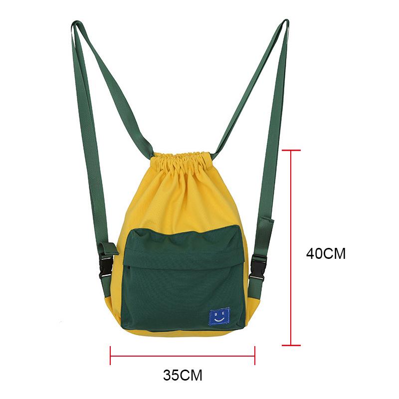 Buy Unisex Drawstring Bags Sport Drawstring Equipment Backpack Students ...