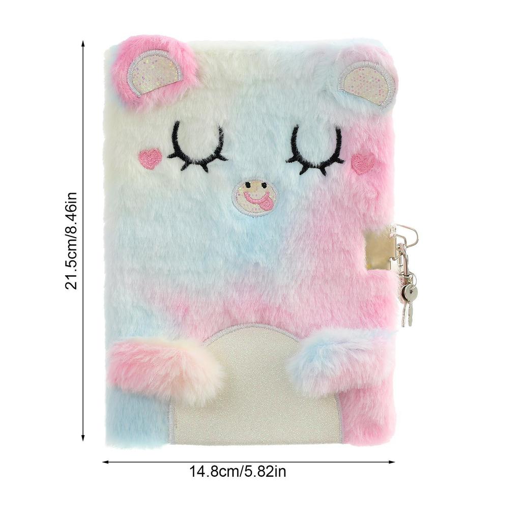 Cheap Journal with Lock | Cute Animal Lock Journal with Key | A5 Lock ...