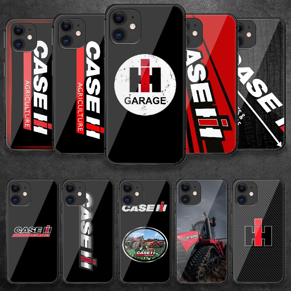 Tractor Tempered Glass Phone Case For iPhone Samsung Galaxy OnePlus ...