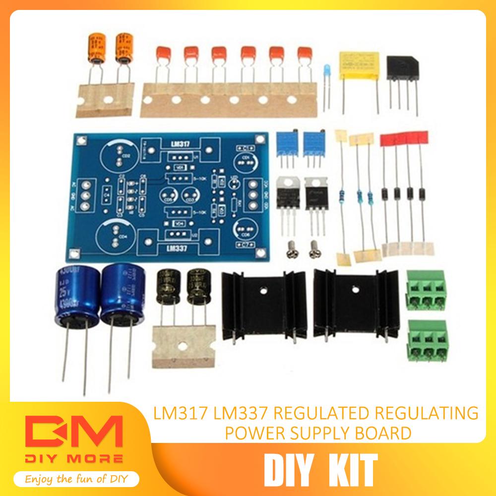 LM317 LM337 Adjustable Filtering Power Supply Kits DIY AC/DC Voltage Regulator uygun fiyatlı ...