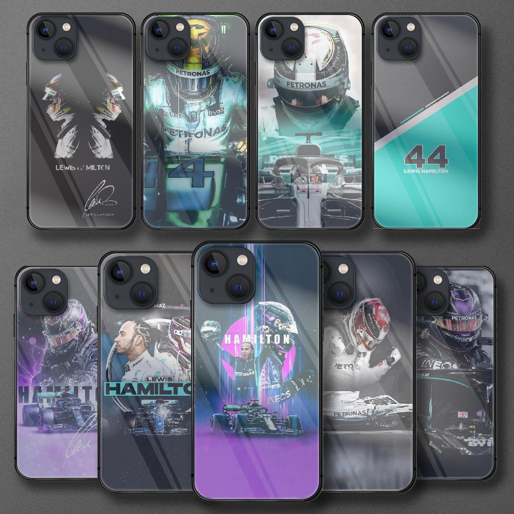 Buy Lewis Hamilton F1 Mobile Phone Case Tempered Glass Cover For Iphone ...