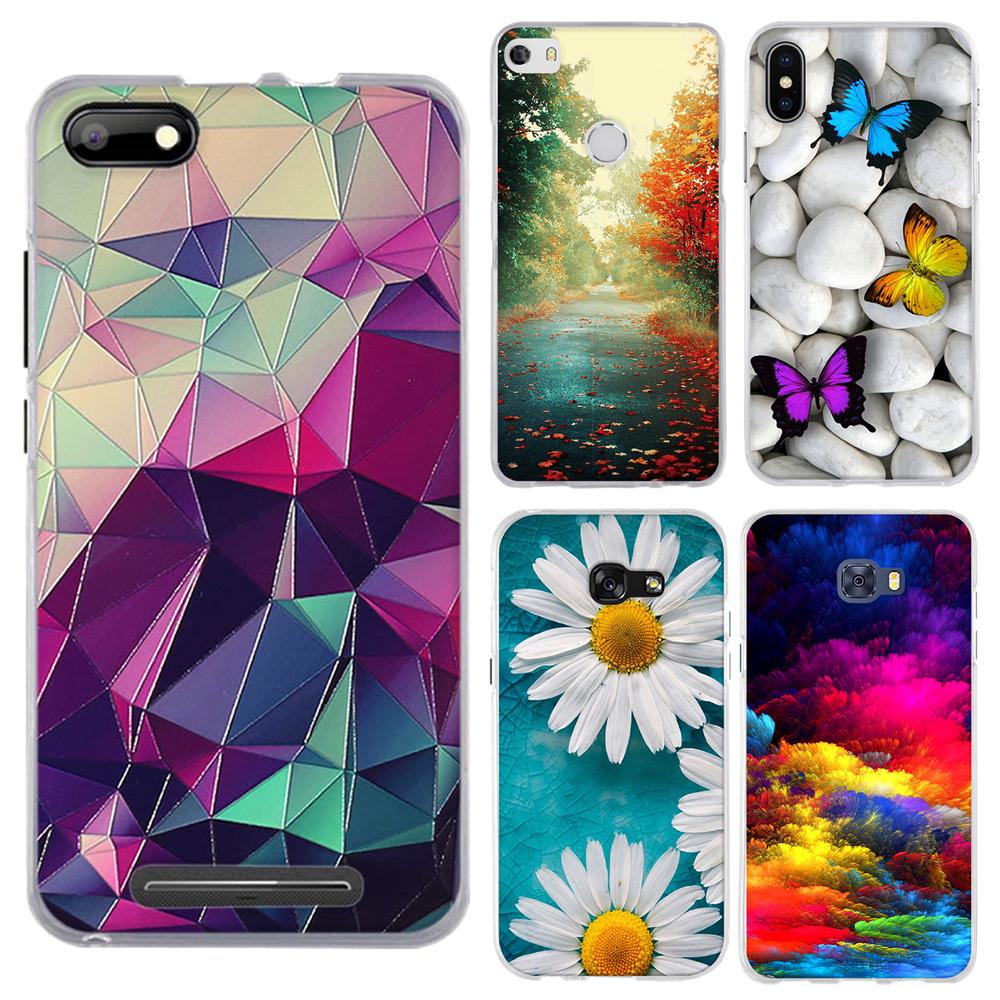 Buy Stylish For ZTE Huawei Alcatel Patterned Silicone Soft TPU Rubber ...