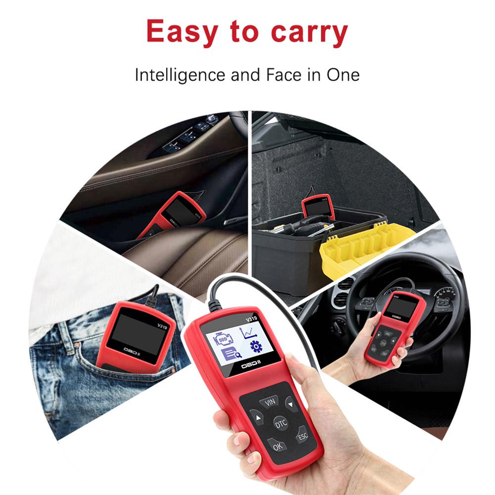 Buy V319 Car Scanner Tool Eobd Obd2 Car Diagnostic Engine Fault Code ...