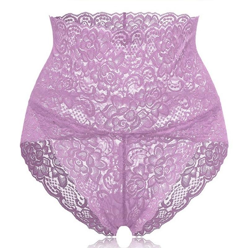 Buy M 3xl Womens Panties High Waisted Lace Tummy Shaping Butt Lifter