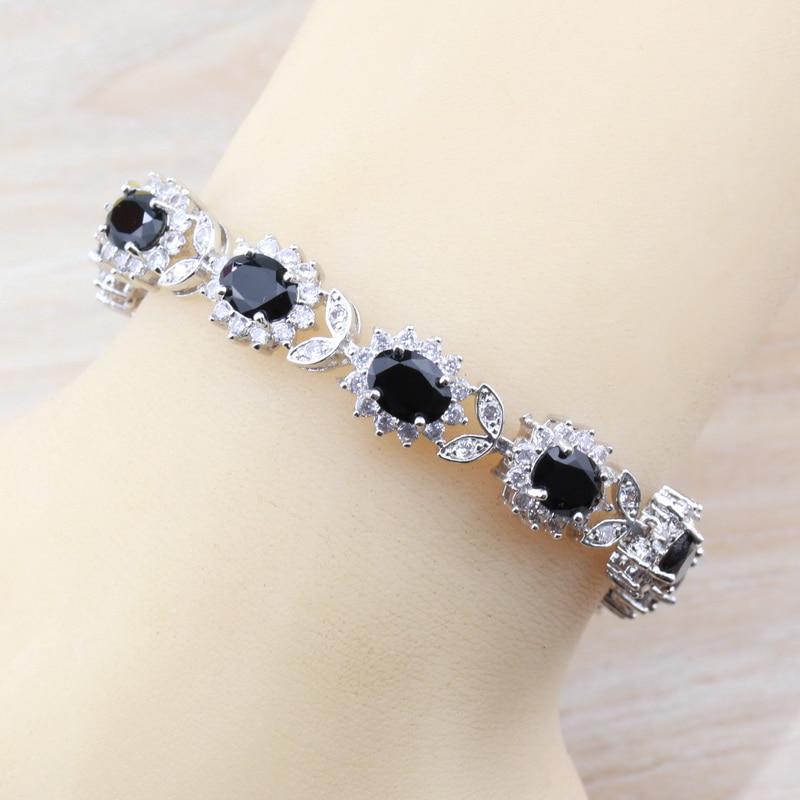 Koop 4 Colors Available Silver Color Bracelet Women Wedding Semi ...