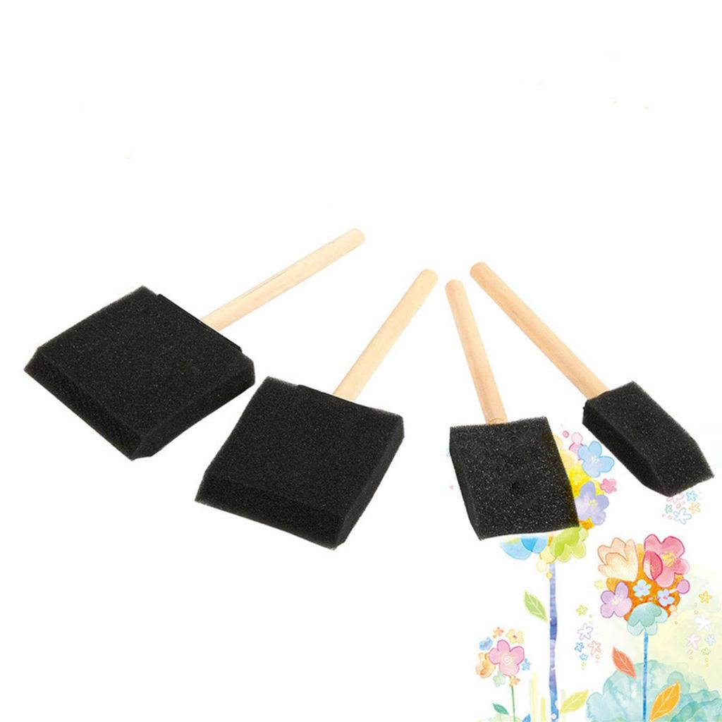 Satın alın Foam Paint Brush for Kids | 4 Pieces Small Size Foam Sponge ...