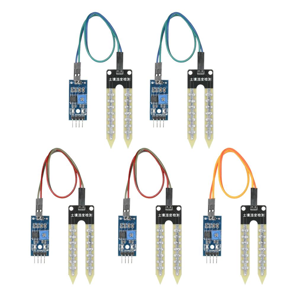 Buy 5pcs Soil Humidity Hygrometer Moisture Detection Sensor Module ...