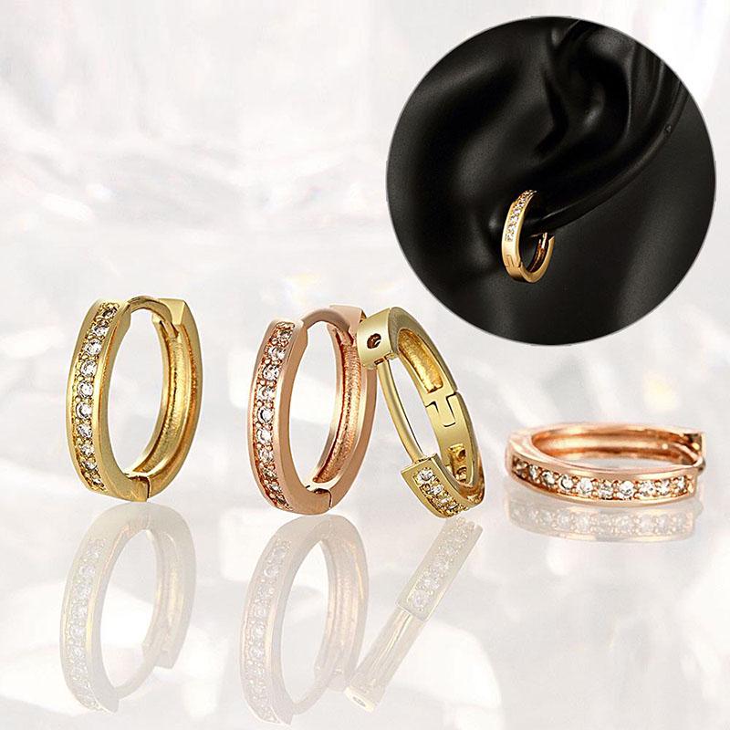 Buy Women Plating Round Ear Stud at affordable prices — free shipping ...