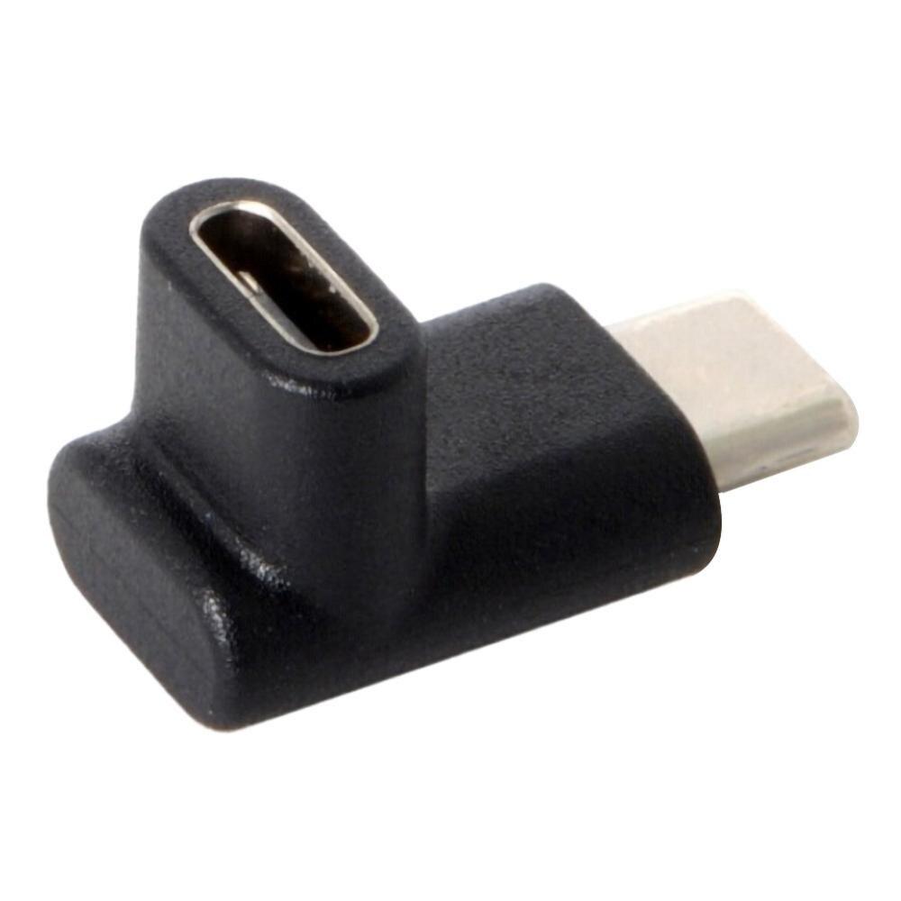 Buy 90 Degree USB-C Angle Adapter, Type-C Male To Female Converter ...