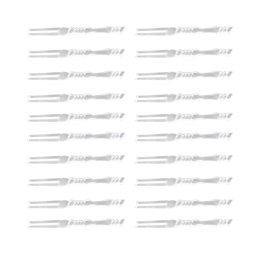 Buy 200PCS Plastic Fruit Forks Disposable Simple Mini Tasting Forks 2 ...