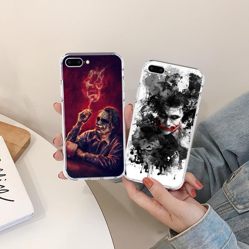 Joker TPU Phone Cases Covers for iPhone 6 XS Max XR 8 X 7 11 Plus 5 11 ...