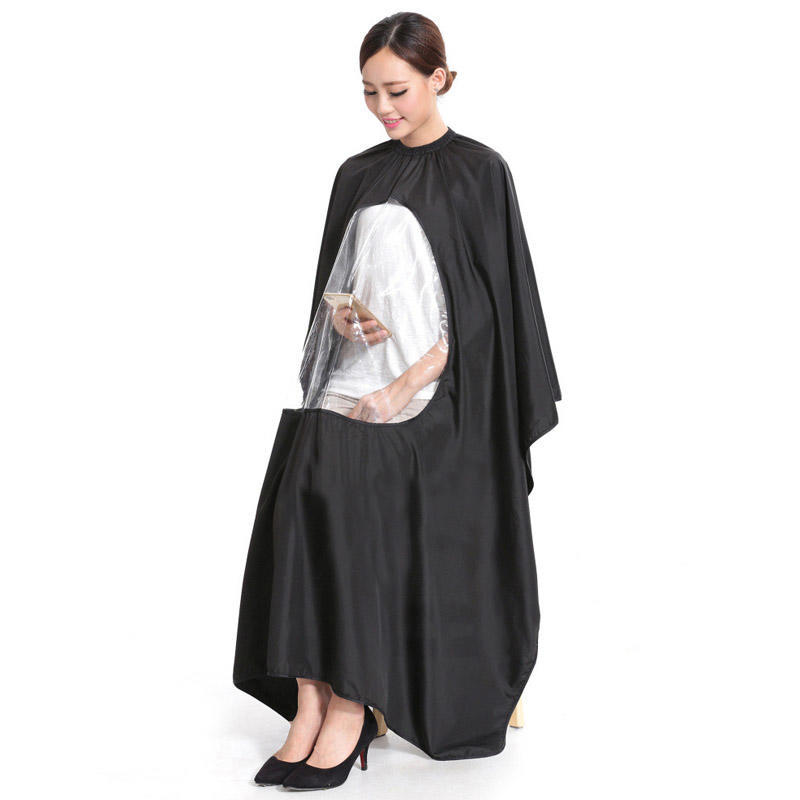 Buy Cut Adult Gown Hairdressing Waterproof Barbers Hair Cover Salon ...