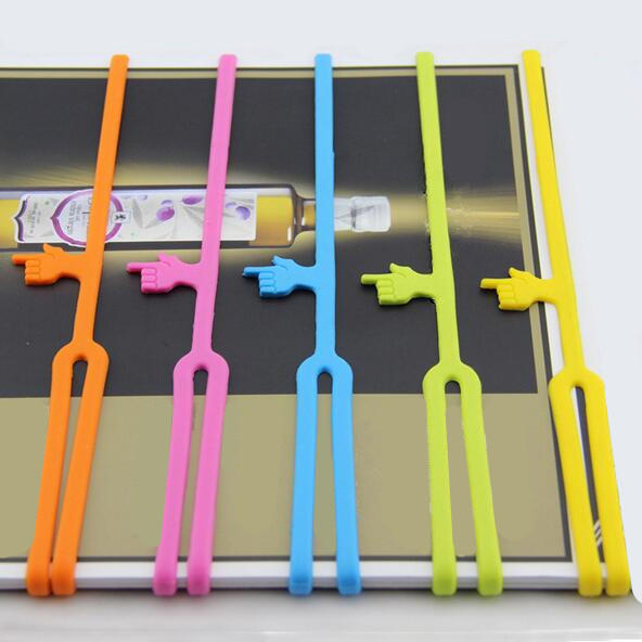 Buy Bookends Clip Organizer Reader Book Tool Elastic Silicone Fashion ...