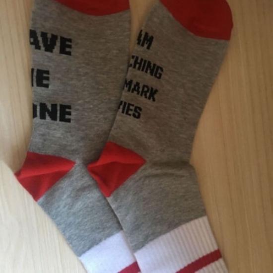 Buy Adult Funny Hallmark Movies Socks Leave Me Alone I Am Watching ...