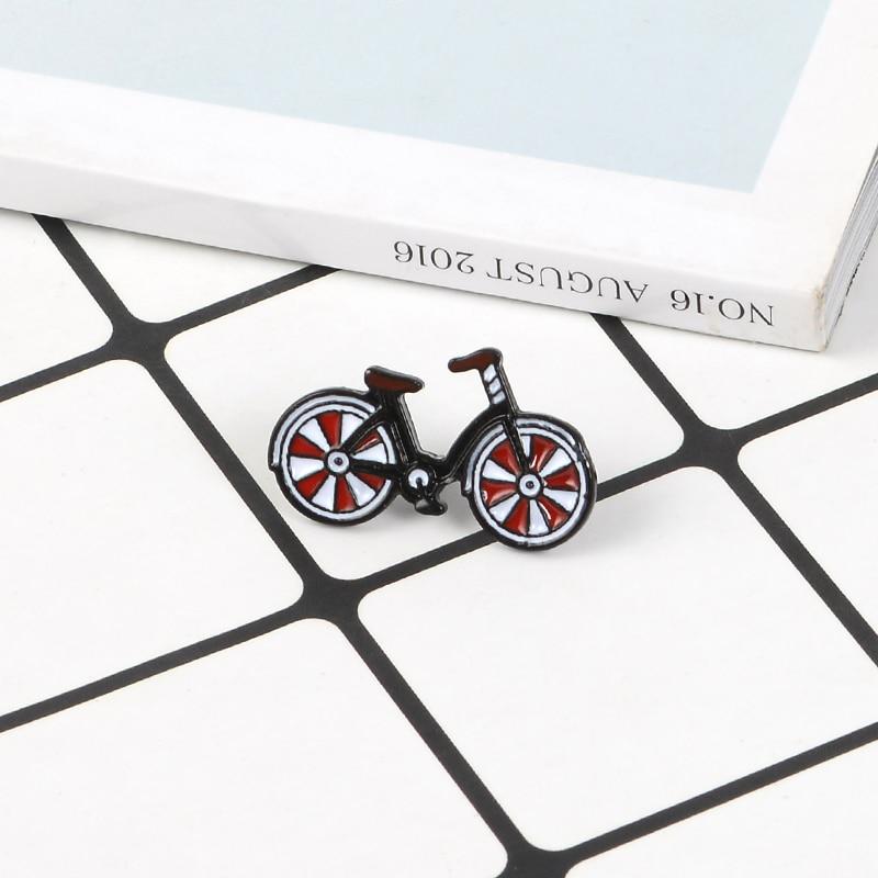 Buy I Love My Red Bicycle Pin Bike Brooch Cool Vintage Style Cyclists ...