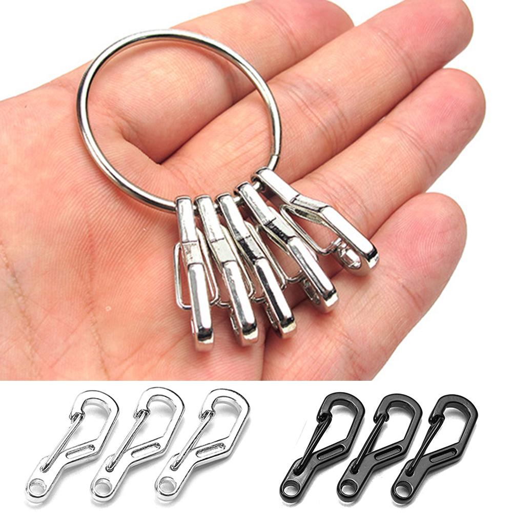 Buy Quick Release Carabiner Key Clip with 5pcs Spring Hooks at ...