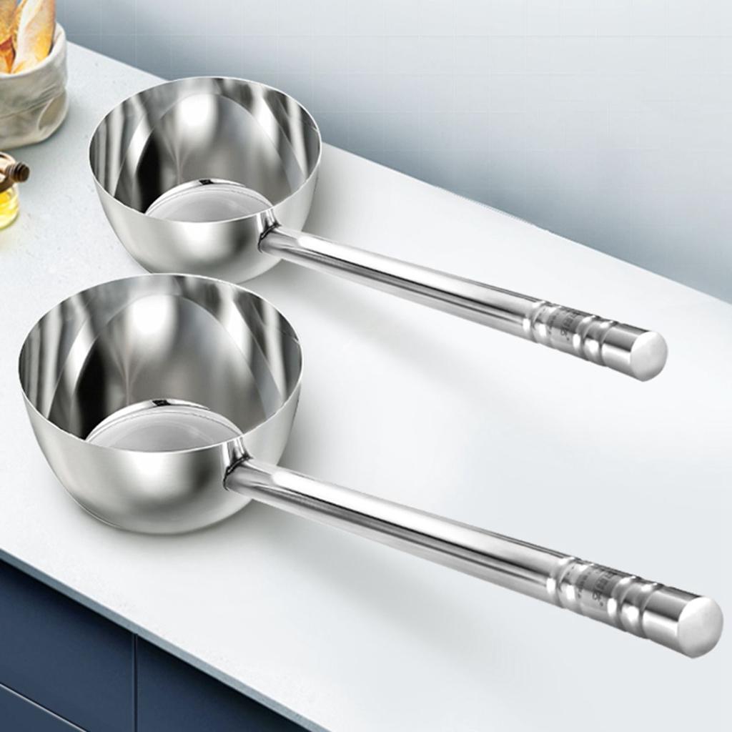 Cheap Bathroom Long Handle Bath Stainless Steel Soup Ladle Serving ...