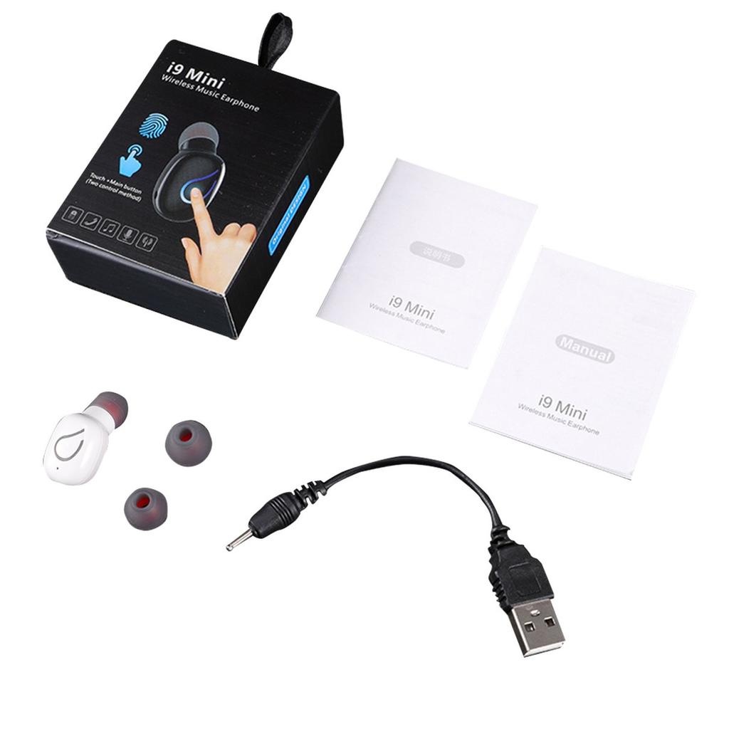 Buy NNEE Wireless Touch Invisible Headset Headphone Earbud Music Device ...