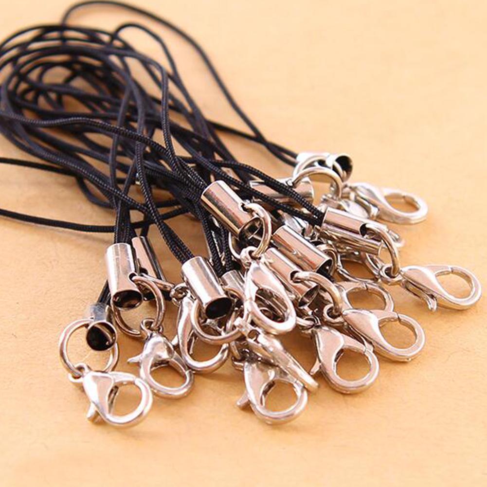 Buy DIY Lanyard Keychain for USB Flash Strap String 7CM Length Black ...