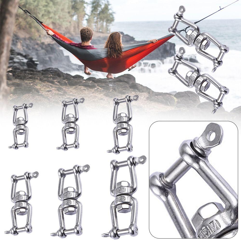 Screw Joint Connector Outdoor Shackle Fob D Bow Staples Solid Carabiner ...