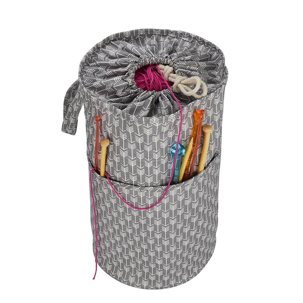 Kaufe Knitting Bag-Yarn Basket|Portable Yarn Basket Durable Storage ...