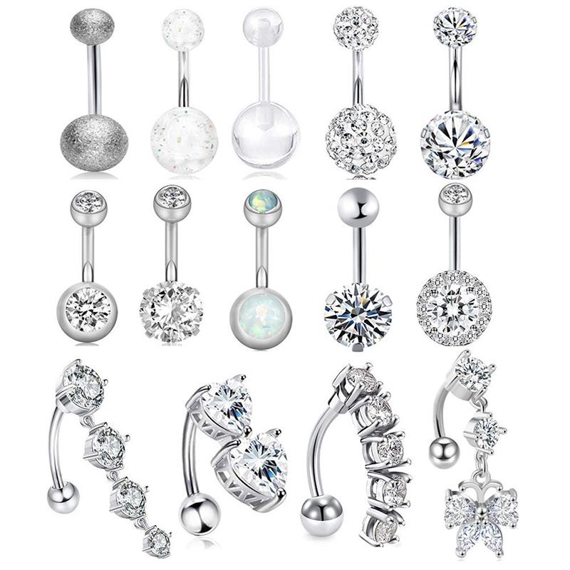 Navel Piercing Jewelry Types