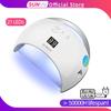 SUNUV SUN6 Smart Lampe Nagel LED UV Lampe Trockner Metall Boden LCD Timer Mehrfarben für ...