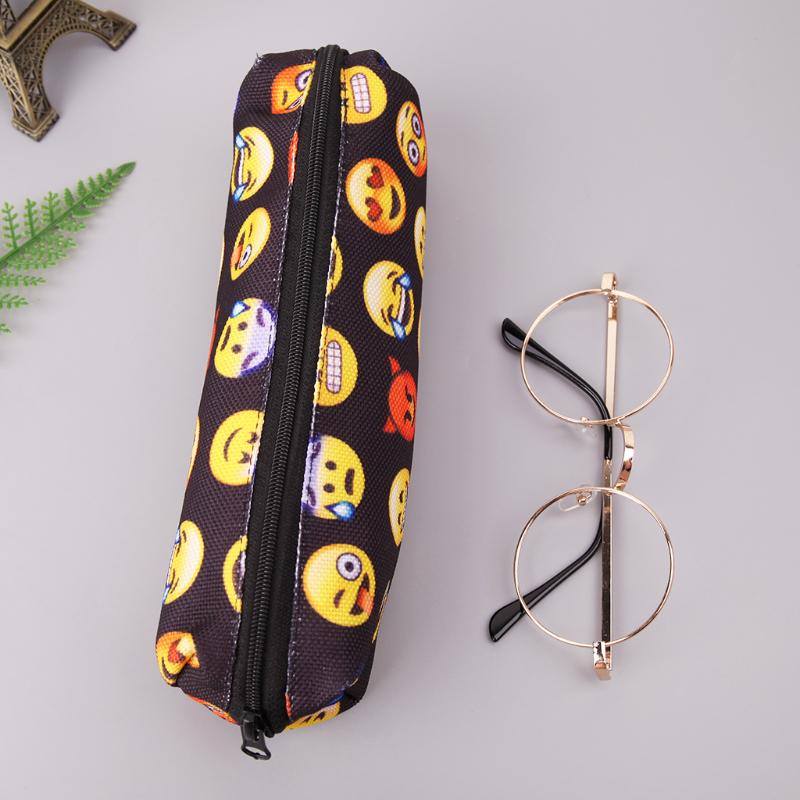 3D Emoji Pencil Case Cosmetic Make Up Bag Pouch Zipper Organizer Box ...