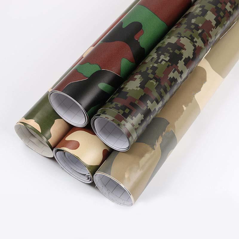 Buy Vinyl Camo Camouflage Car Body Film Sticker Scratch Resistant ...
