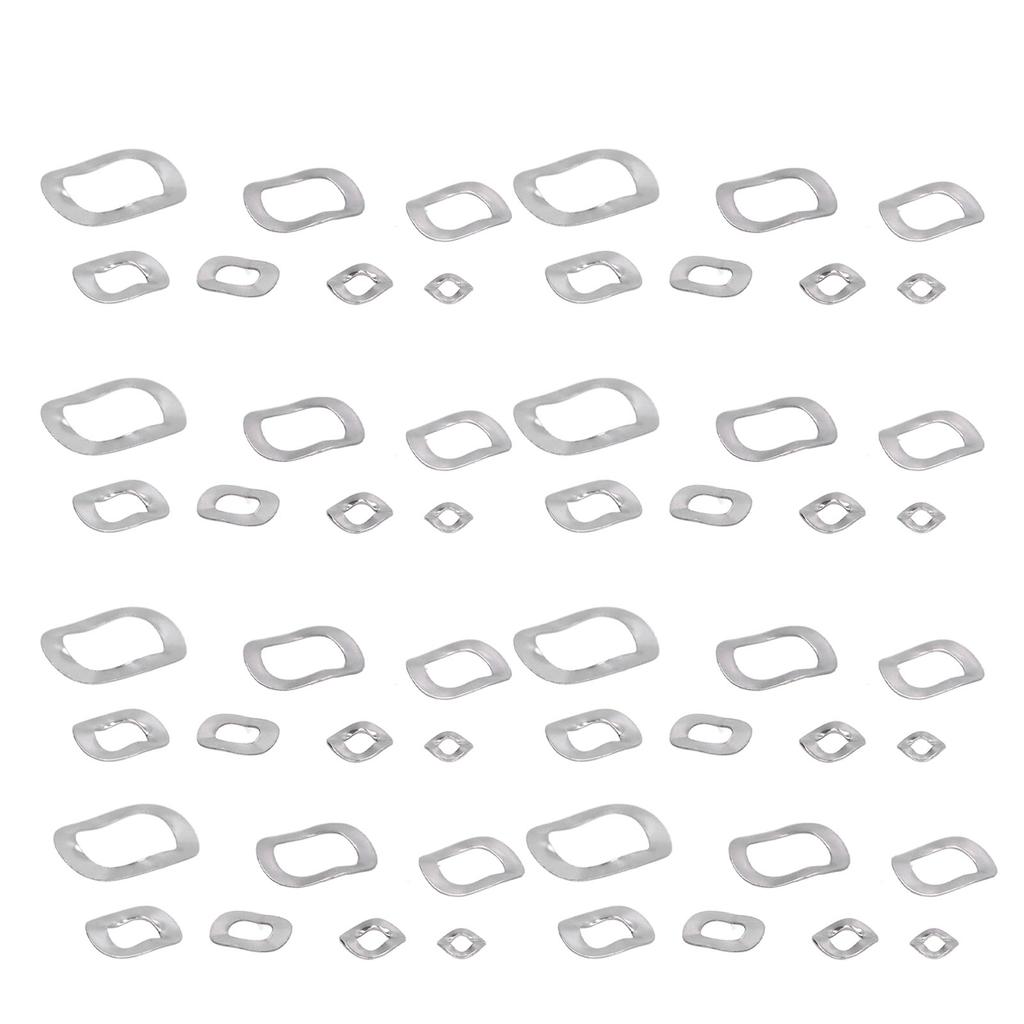 100Pcs Wave Washer Assortment Kit Crinkle Wavey Washers A2 Stainless ...