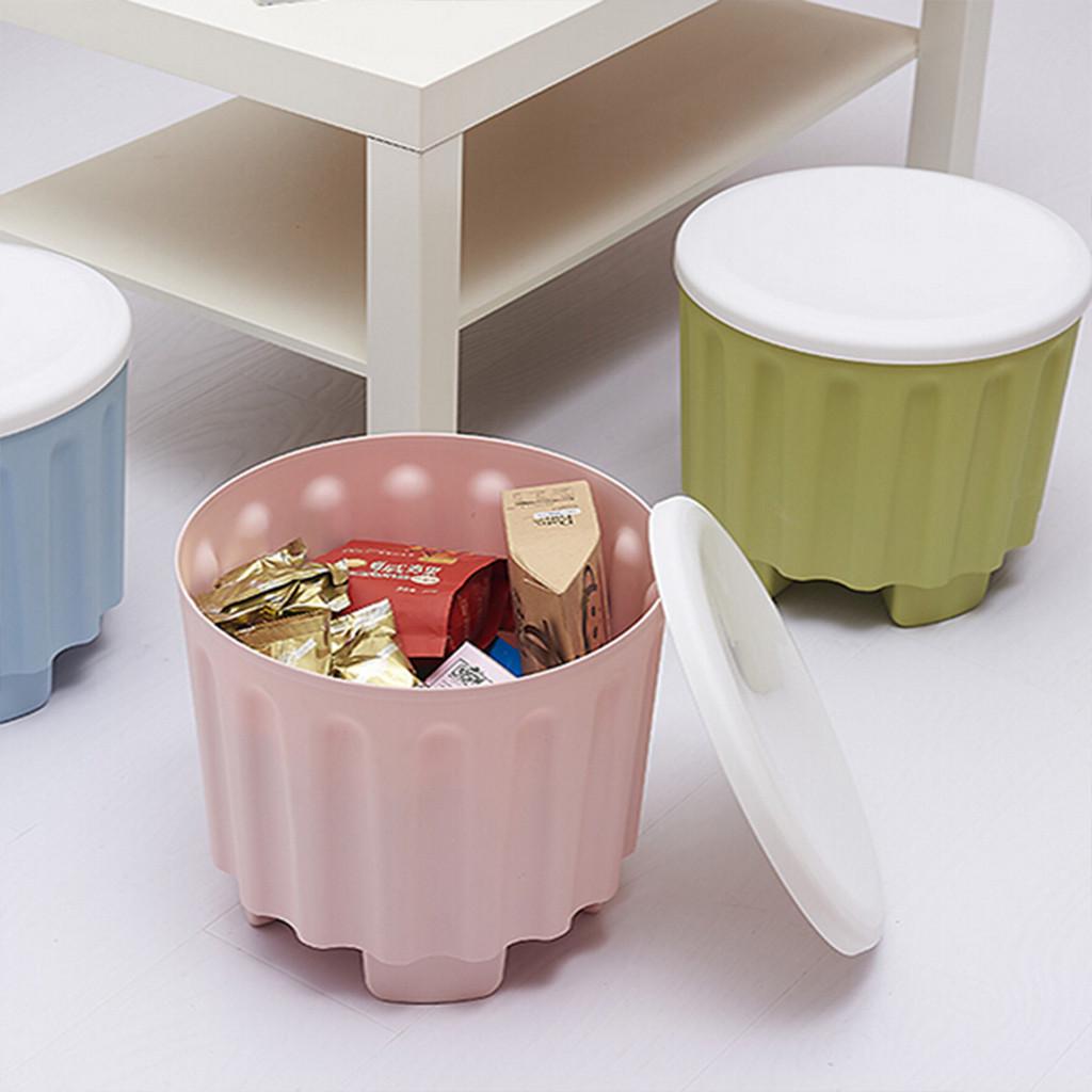Buy Creative Plastic Stool Can Be Stacked Storage Stool Multi-function ...
