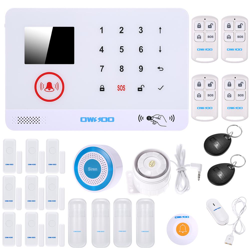 433mhz Wireless Auto-Dial 3g Sms Alarm Security System Water Door ...