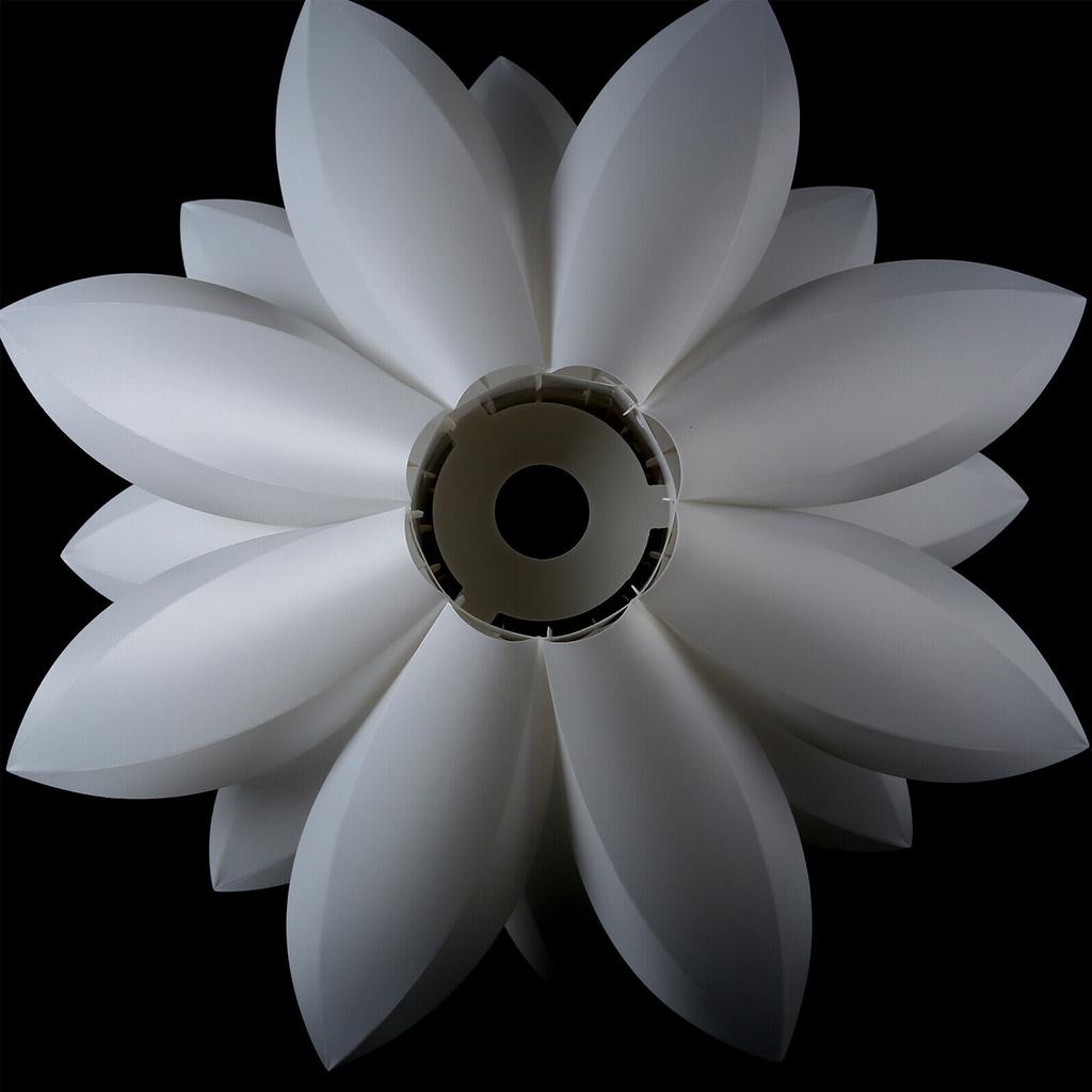 Buy 7 Colors Lotus Chandelier Lampshade DIY Lotus Flower Six-layer Lamp ...