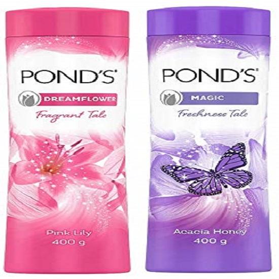 Buy POND'S Dreamflower Fragrant Talcum Powder, Pink Lily, 400 g And ...