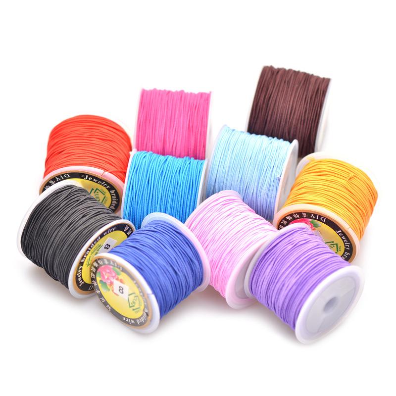 Buy 0.8mm Necklace DIY Handmade Thread String Rope Stretch Wire Jewelry ...