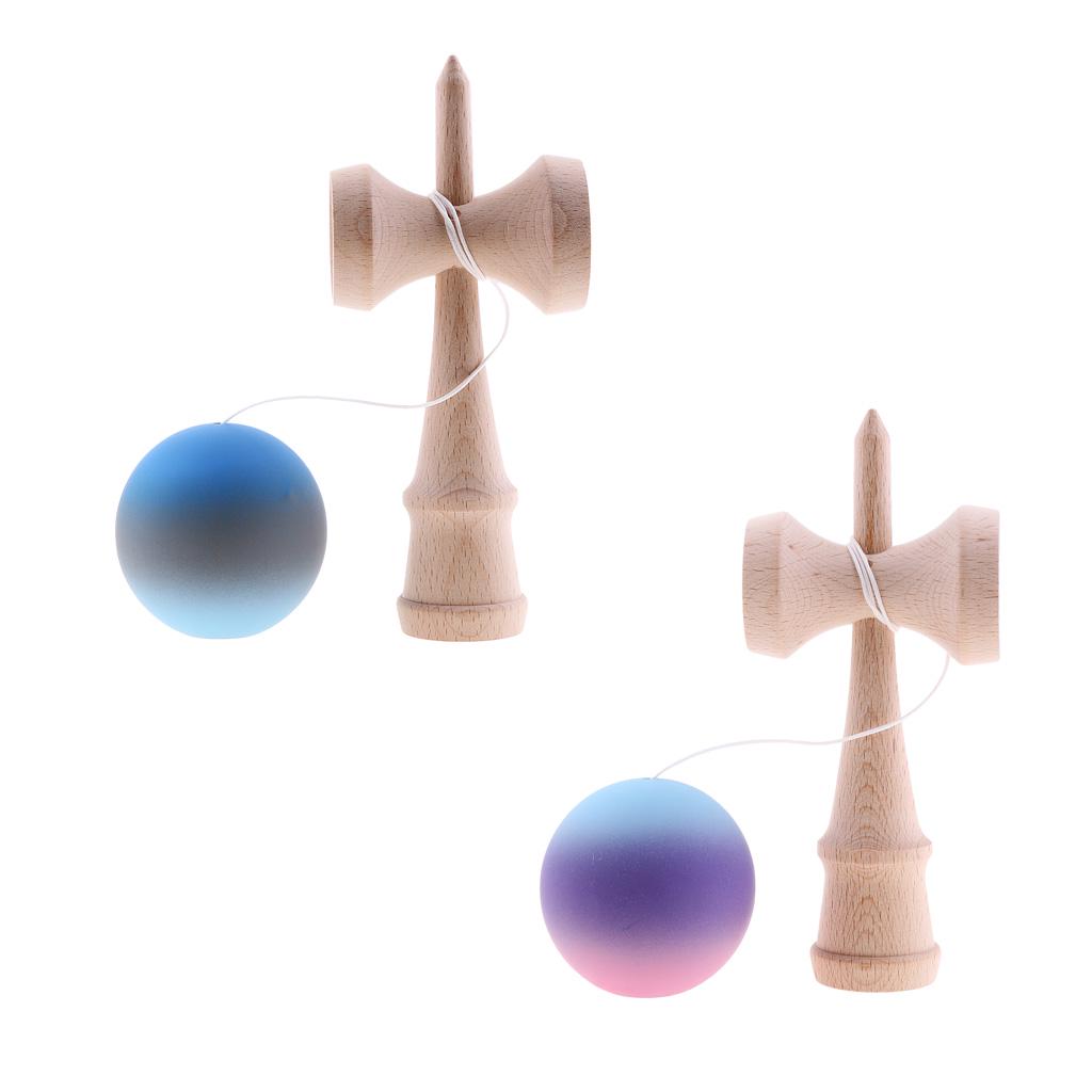 Buy 2 Pieces Kendama Japanese Traditional Educational Skillful Ball ...