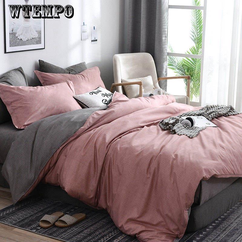 Buy European Cotton Fabric Bedding Set Satin Jacquard 4pcs Duvet Cover ...
