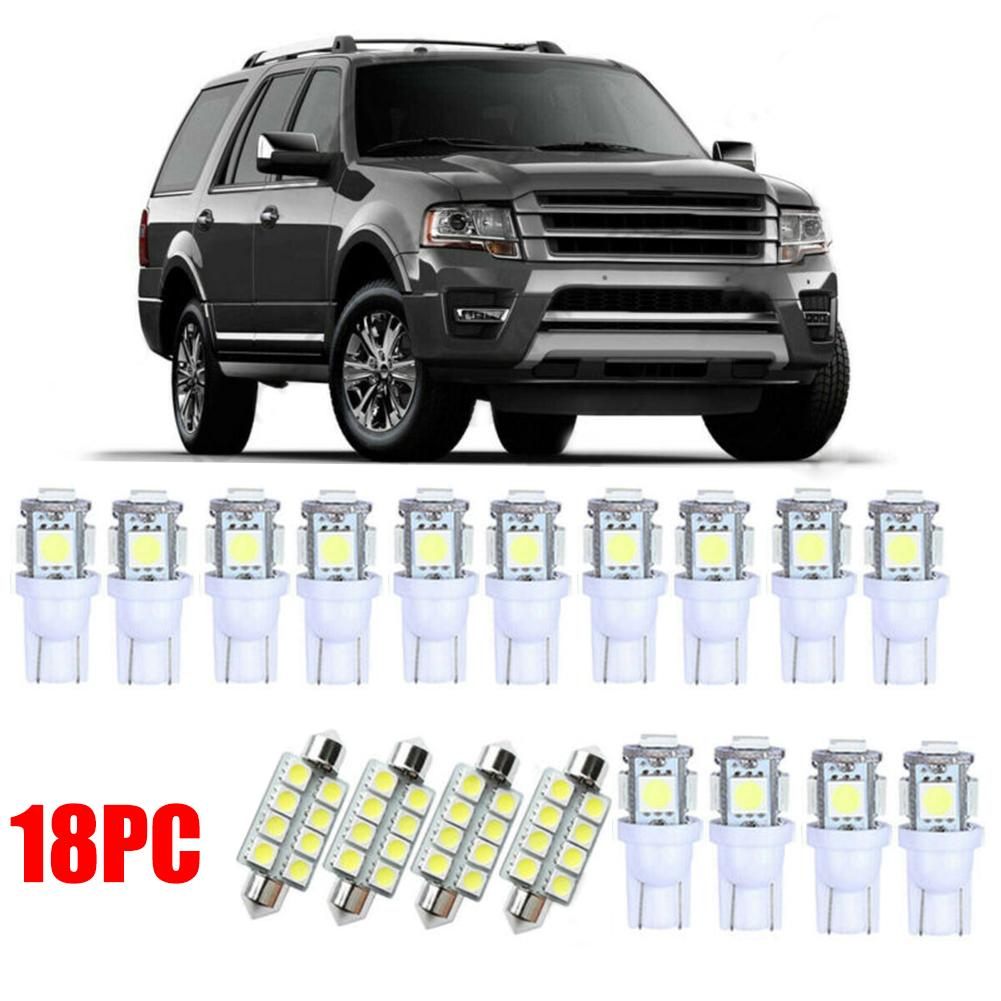 New 18x White LED Interior Light Bulb Package Kit MN For Ford ...