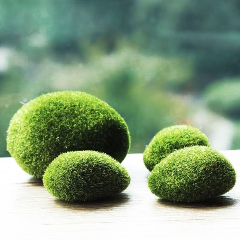 Buy Marimo Moss Balls Artificial Grass Turf Stones Mini Fairy Garden ...
