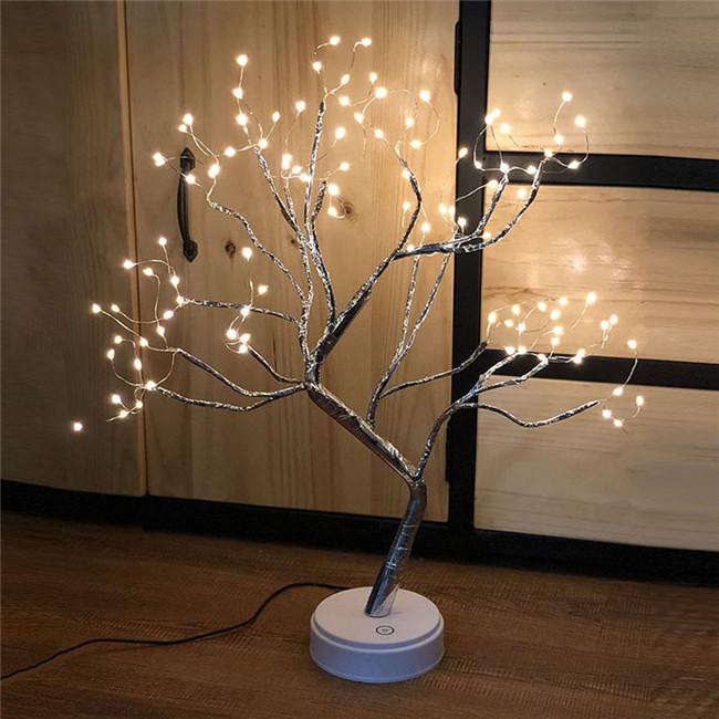 Buy Fashion Household 108 Light Simulation LED Tree Light Copper Wire ...