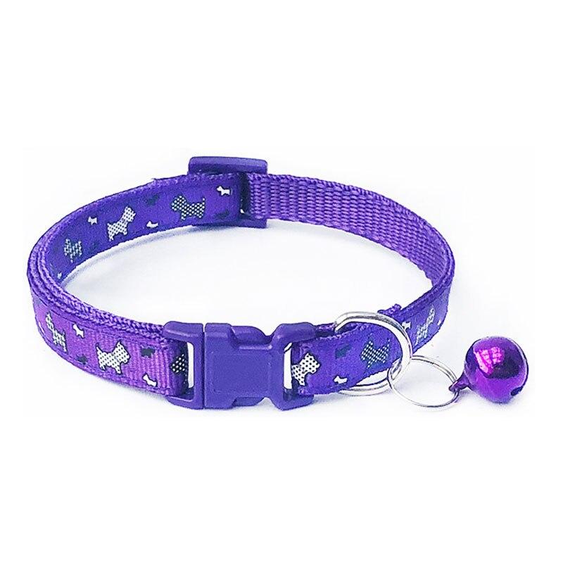 Kaufe 1Pc Colorful Cute Bell Collar For Cat Dog Adjustable Collar With ...