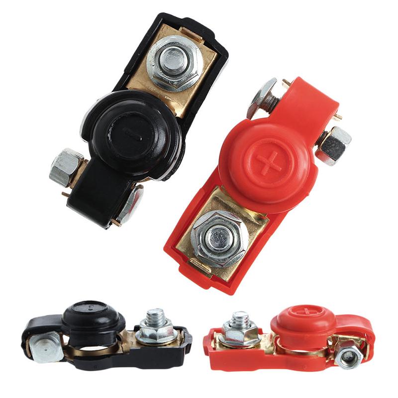 Buy 1 Pair Alloy Positive Nagative Battery Car Terminal Clamp Clips ...