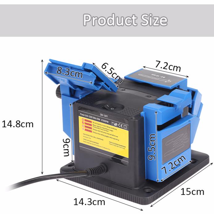 Electric Multi-task Sharpener Knife Scissor Drill Sharpening Machine ...