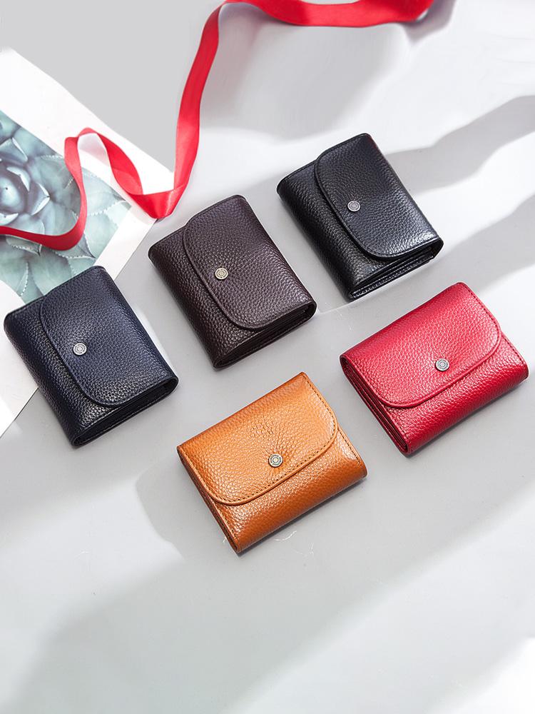 Cheap Wallet Women Genuine Leather Card Wallet Rfid Coin Wallet Slim ...