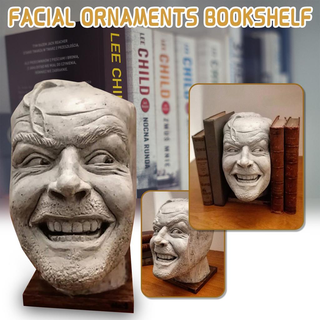 Cheap Face Resin Sculpture Desktop Decoration Face Bookshelf Ornaments ...