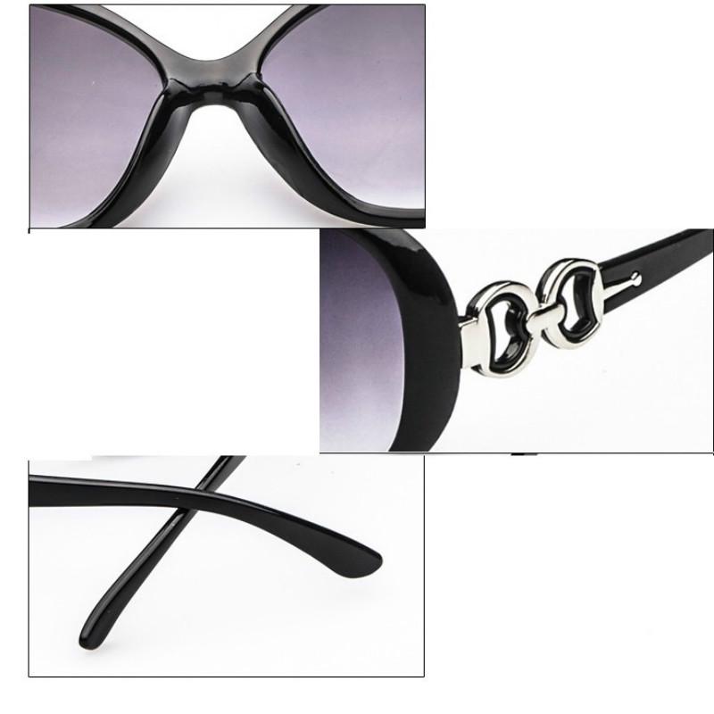 Buy Woman's Fashion Sunglasses Oval Sun Glasses Luxury Metal Round ...