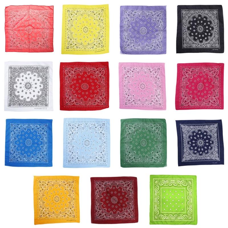 Buy New 15 Color Ethnic Hip Hop Bandana Handkerchief Retro Location ...