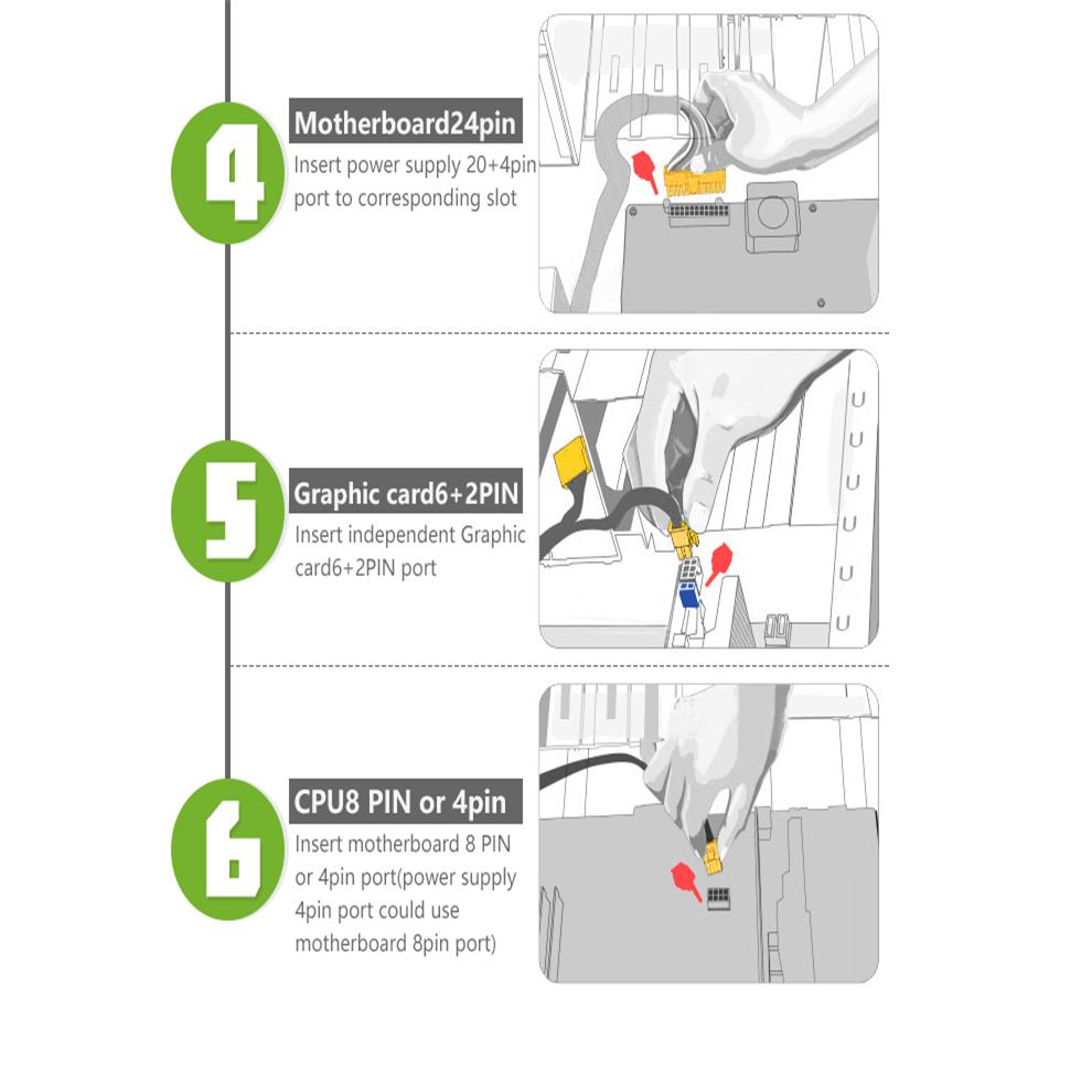 Buy Segotep RP650 550W Esport Power Supply 80 Plus Standard PSU ATX ...