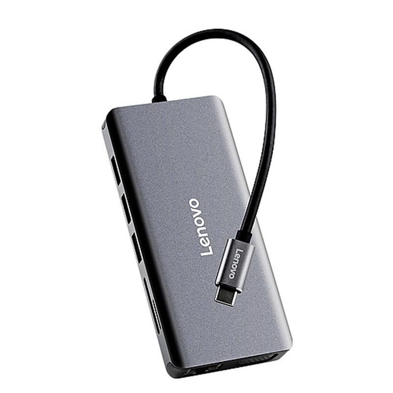 Buy Lenovo LX0801 Pro Type-C / USB-C Network Cable Interface Converter Docking Station at ...
